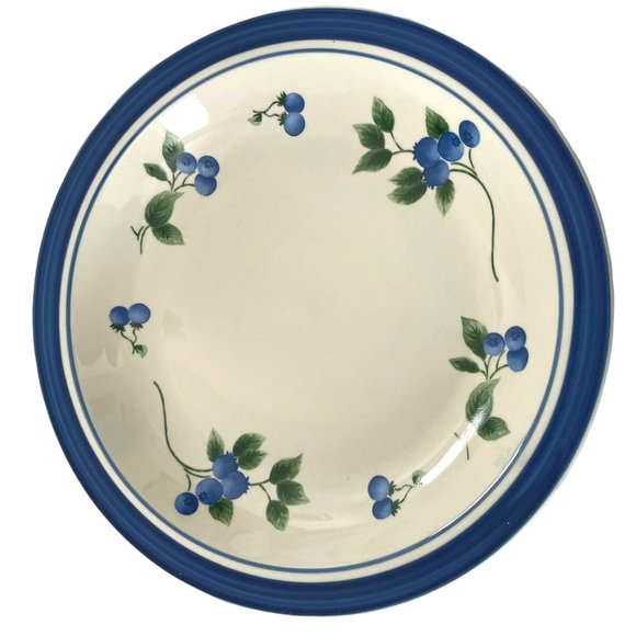 L.L. Bean | Dining | Ll Bean Blueberry Stoneware Shallow Pasta Serving ...